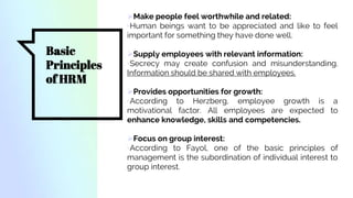 Introduction of HRM chapter -1 (Based on BD university) | PDF