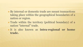 international trade introduction - lecture 1 | PPTX