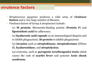 Streptococcus pyogenes is one of the most frequent pathogens of humans ...