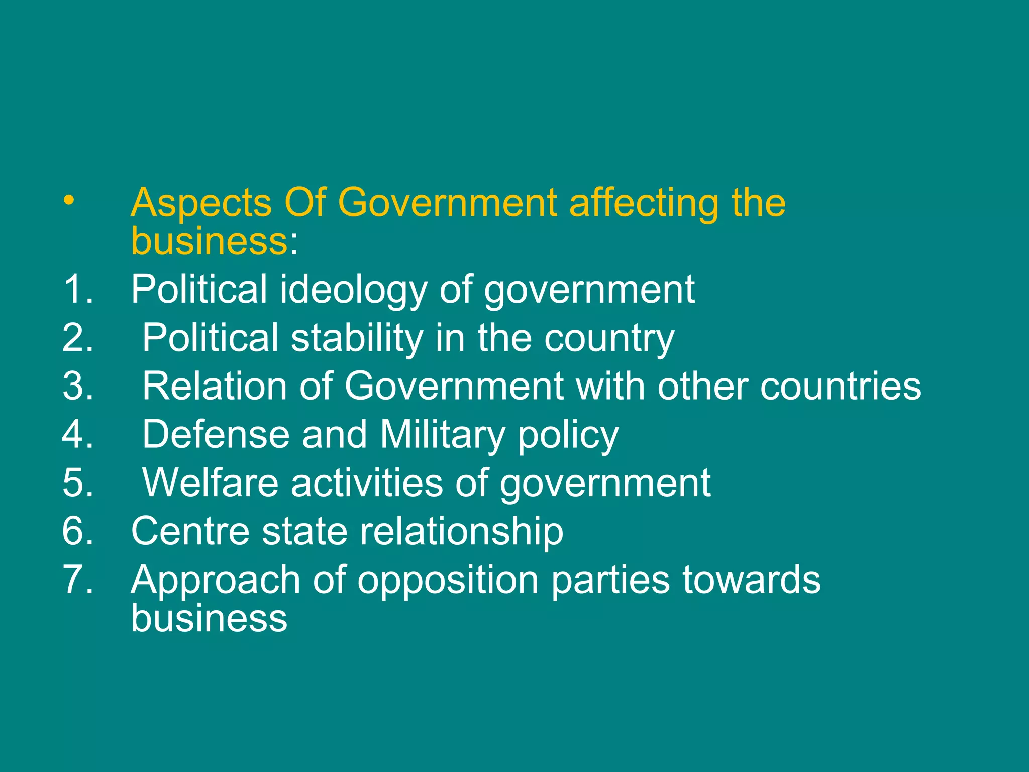 L 10 economic role of government in business and state | PPT