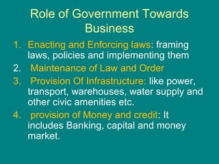 L 10 economic role of government in business and state | PPT | Economy ...
