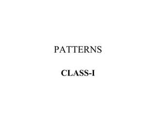 patterns | PPT