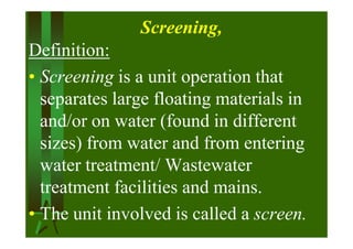 L 11 screen chamber | PDF