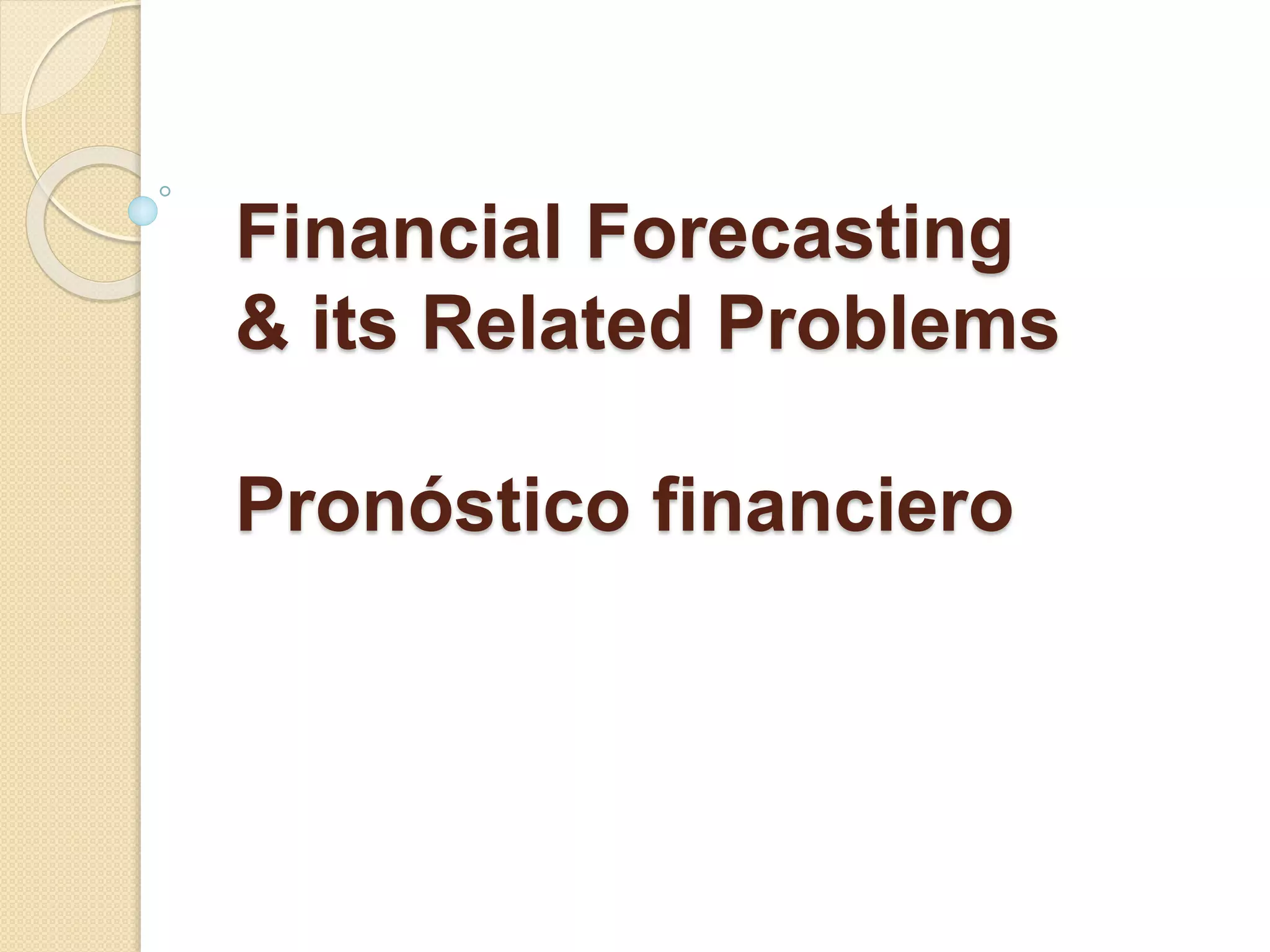L 11 The Forecasting Function Ppt