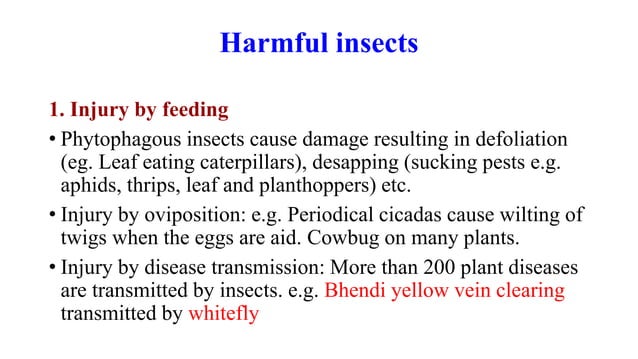 L-1&2 Economic classification of insects and Pests Surveillance.pptx ...