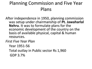 L 12 economic planning in india | PPT
