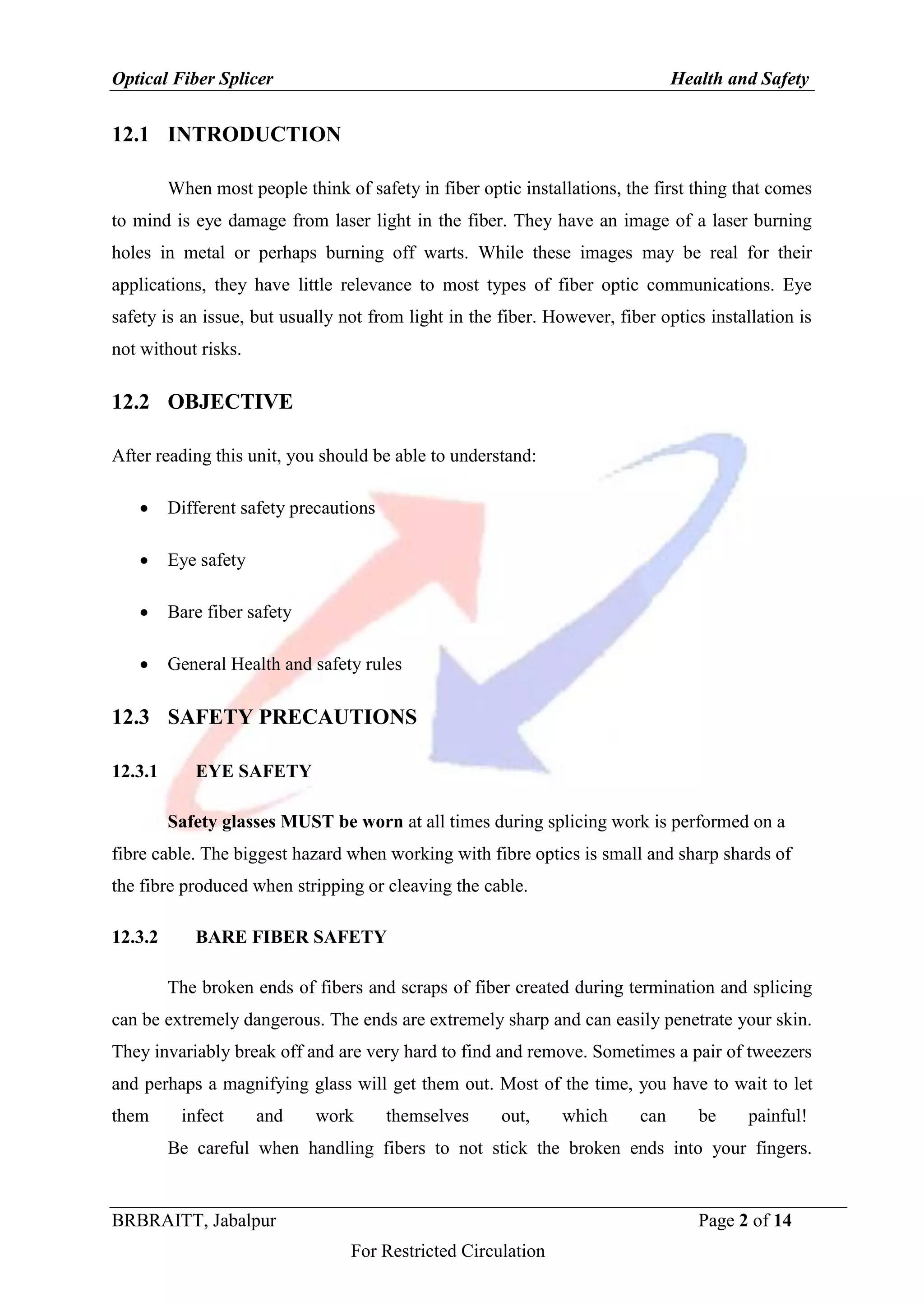 OFC Health and safety | PDF