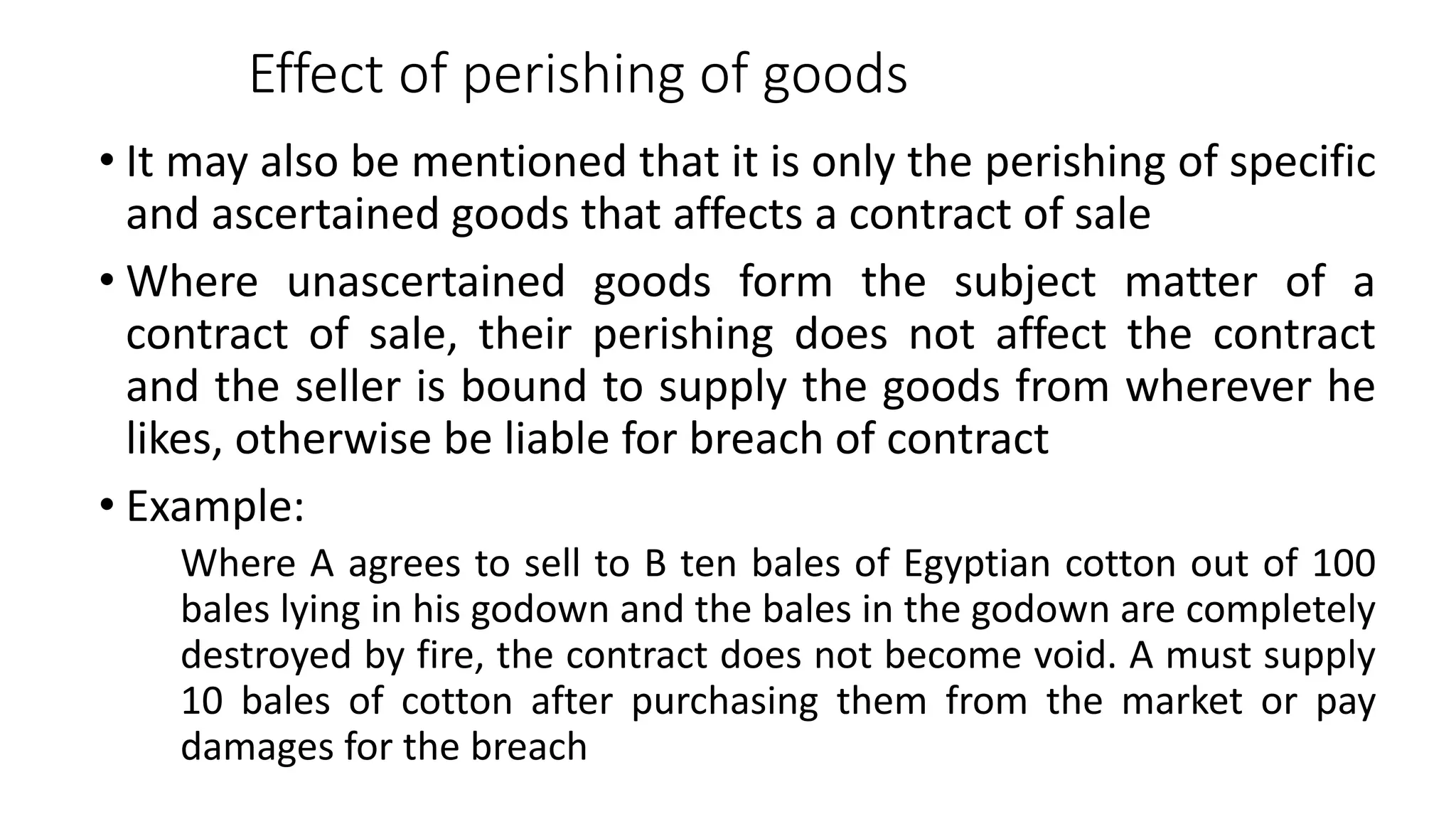 Perishable goods | PPTX