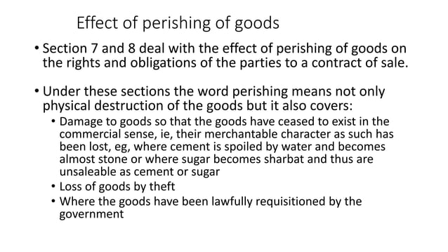 Perishable goods | PPTX | Business | Business and Finance