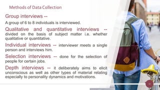 L 13 (17-05-21) data collection methodology | PPT
