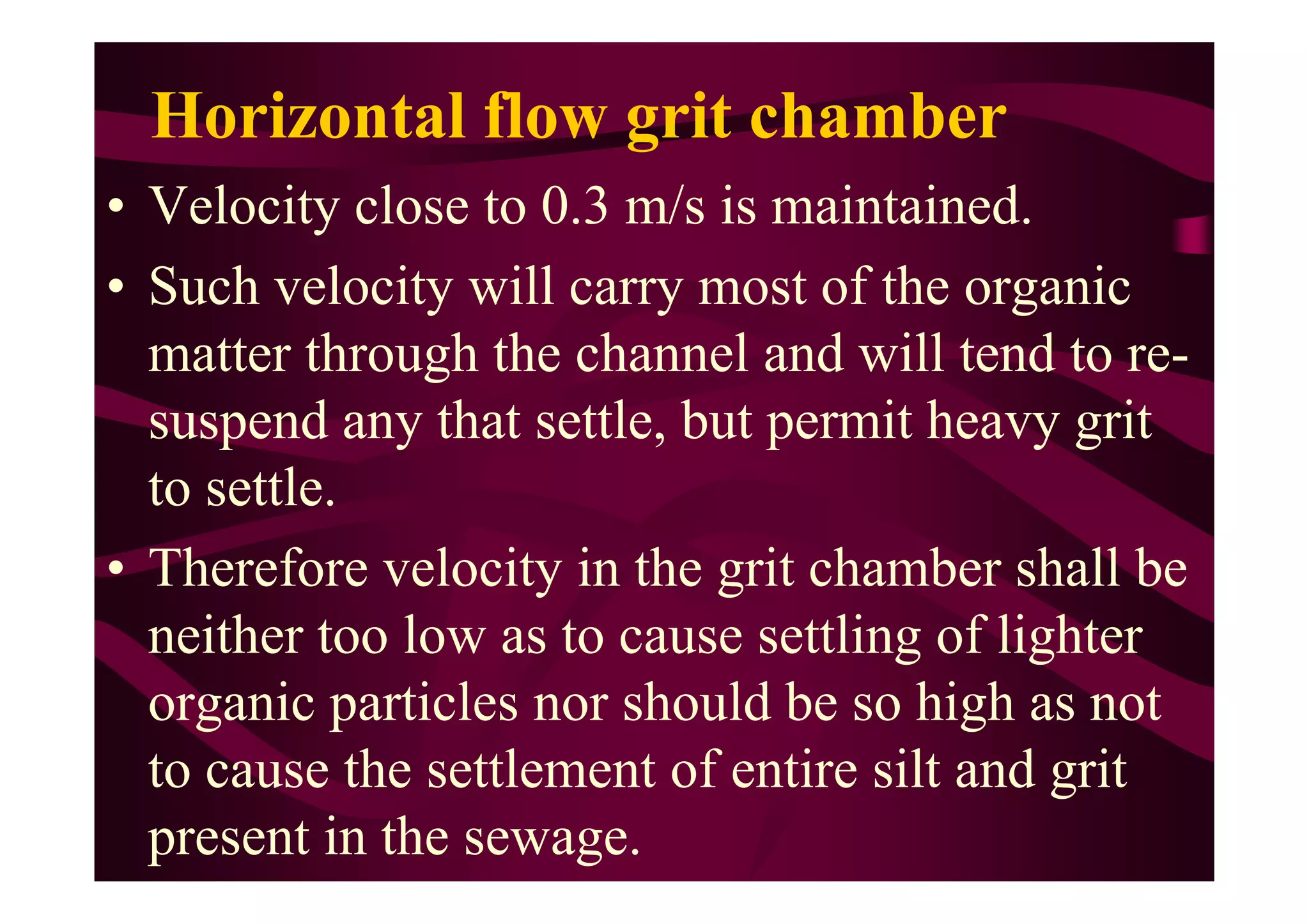 L 13 grit chamber | PDF