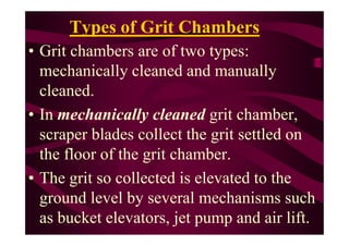 L 13 grit chamber | PDF