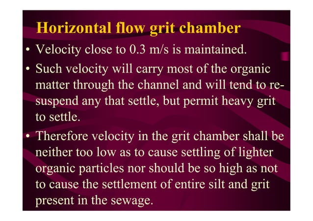 L 13 grit chamber | PDF | Geology | Science