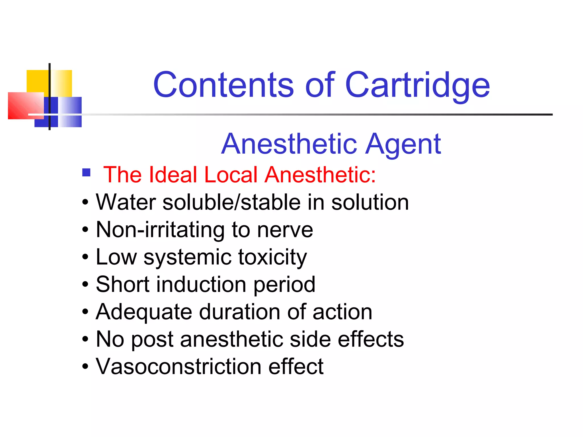 Local Anesthesia: Armanterium | PPT