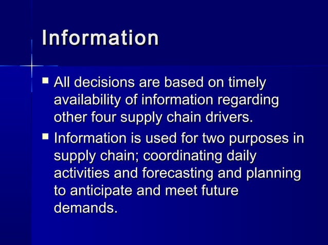 supply chain mgmt | PPT