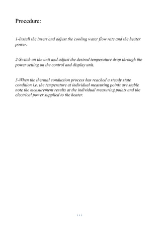 Linear heat conduction | PDF