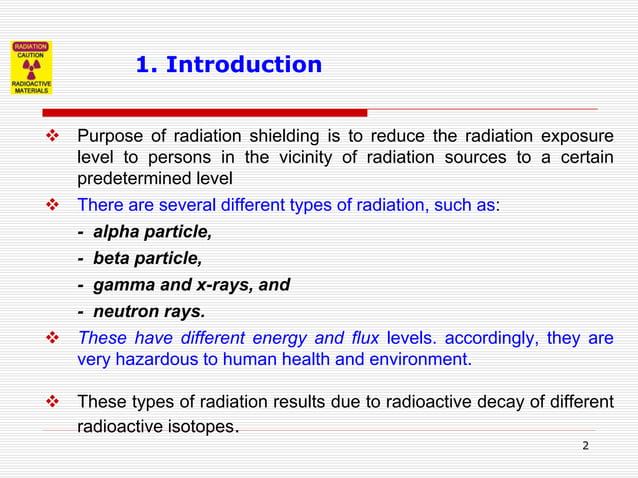 L 15 radiation shielding principles. ppt | PPTX