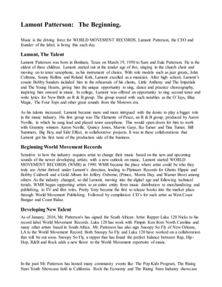 L.p. the beginning | DOCX