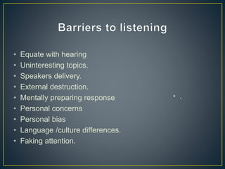 THE ART OF LISTENING | PPTX