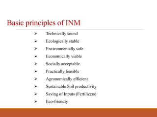 Bsc agriculture Integrated Nutrient Management.ppt