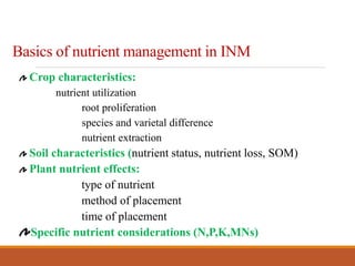 Bsc agriculture Integrated Nutrient Management.ppt