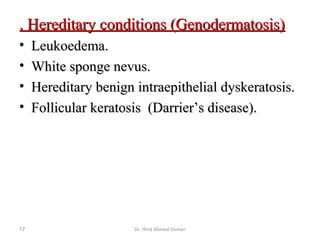 L.16 white lesions and oral keratoses | PPT