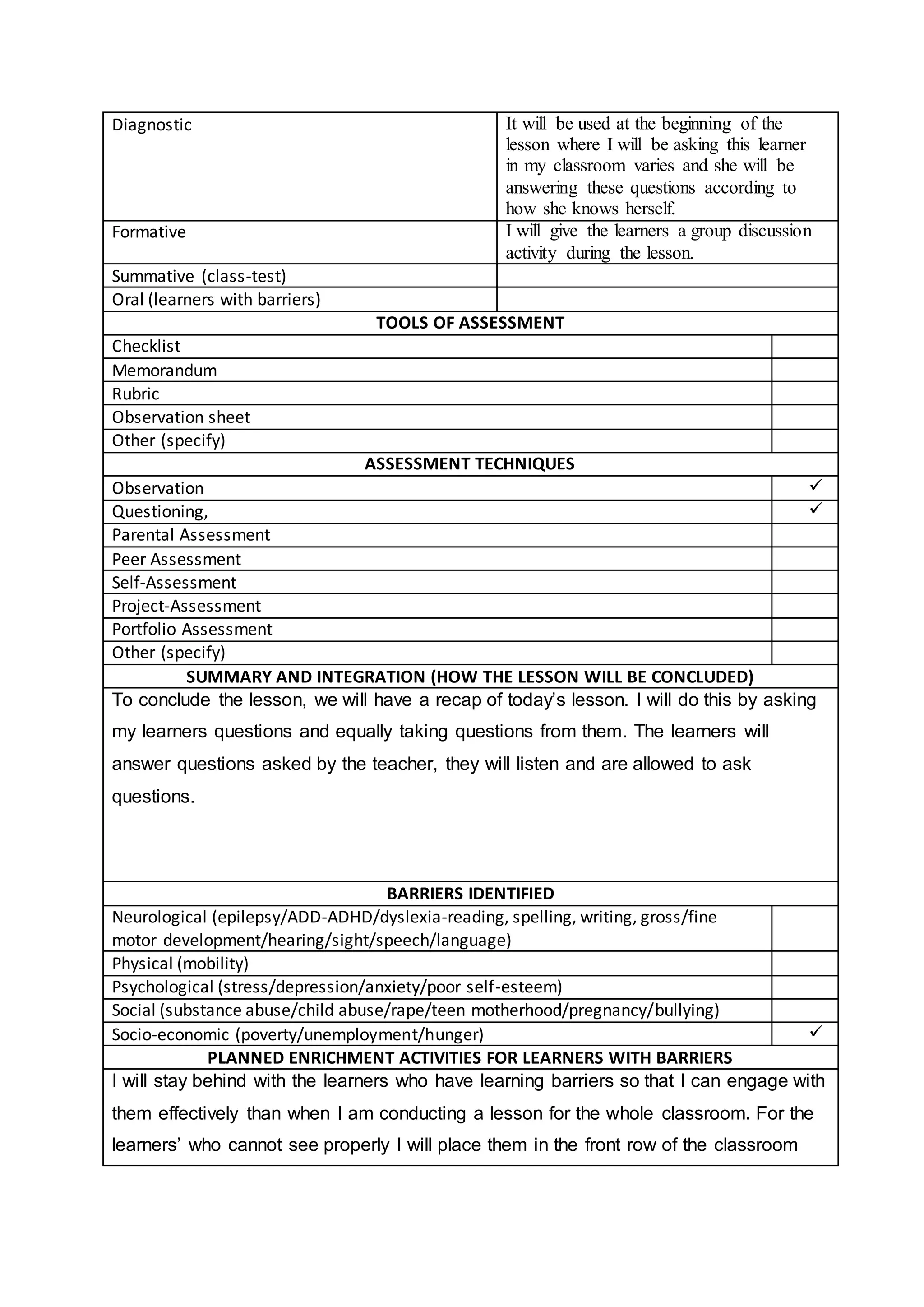 L.o grade 10 development of the self in society. | DOCX