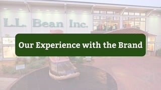 L.L. Bean Consumer Behavior Analysis | PDF