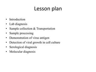 Lab diagnosis of viral infection | PPTX