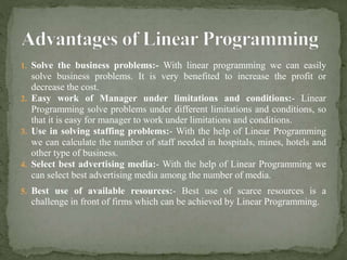 decision making in Lp | PPTX