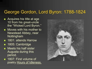 L-19 George Gordon Byron, 6th Baron Byron.ppt