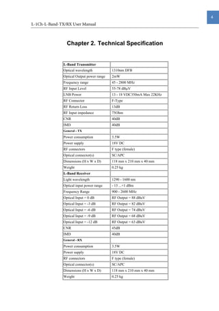 L-Band Over Fiber | PDF