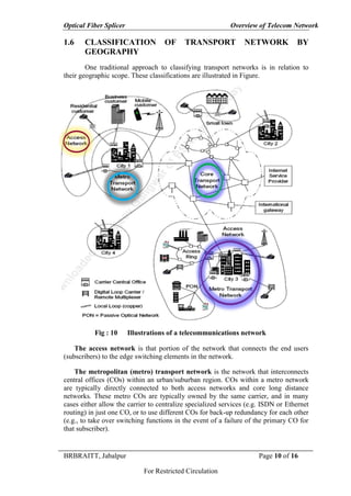 L 1 overview of telecom network | PDF | Computer Networking | Computing