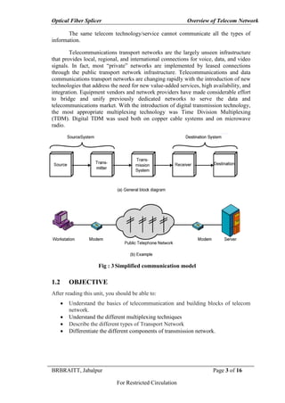 L 1 overview of telecom network | PDF | Computer Networking | Computing