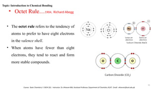L-1 P Chemical bonding Introduction, lewis structure and octet rules-1.pptx