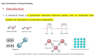L-1 P Chemical bonding Introduction, lewis structure and octet rules-1.pptx