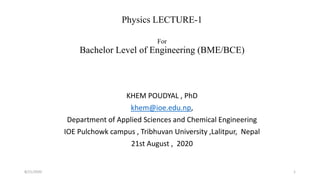 Mechanical Harmonic Oscillation Lecture | PPT