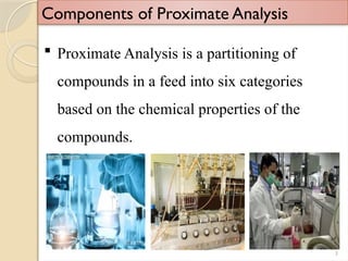 L-1 Proximate Analysis of forage or feed | PPTX