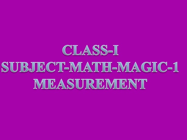 L 1 what is long what is short | PPT
