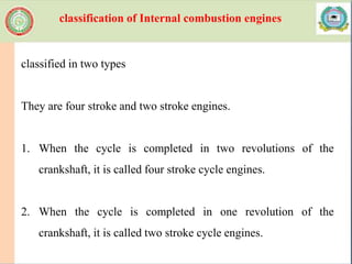 classification of Internal combustion engines | PPT