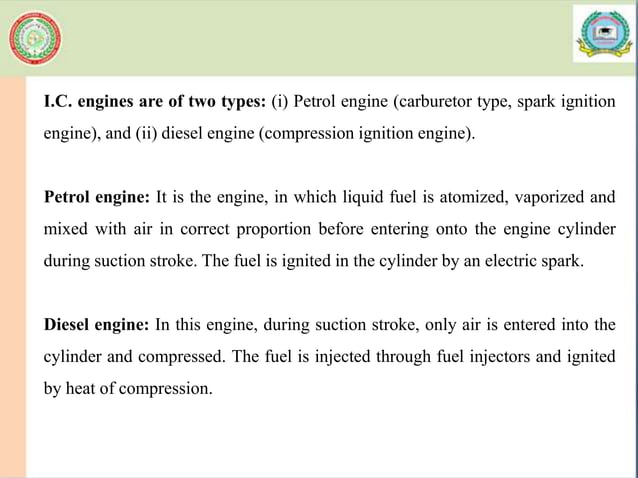 classification of Internal combustion engines | PPT