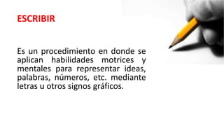 LEER Y ESCRIBIR | PPTX