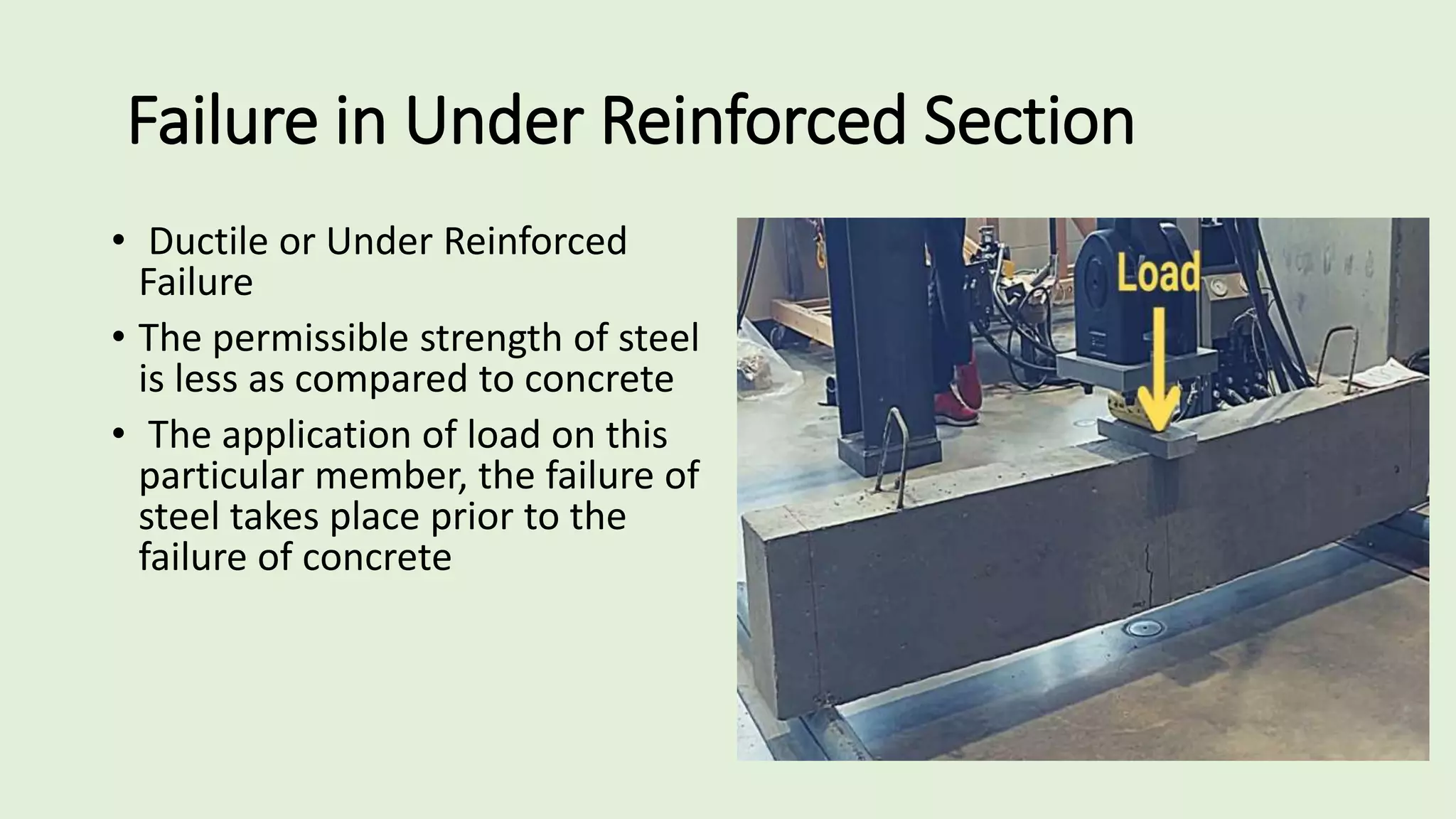 Balanced section,under reinforced,over reinforced section | PPTX