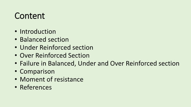 Balanced section,under reinforced,over reinforced section | PPTX