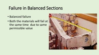 Balanced section,under reinforced,over reinforced section | PPTX