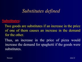 MODEL OF DEMAND | PPT