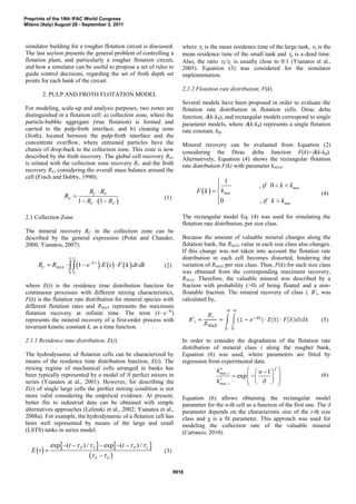 L. Operation of Rougher Flotation Circuits Aided by Industrial Simulator.pdf | Chemistry | Science