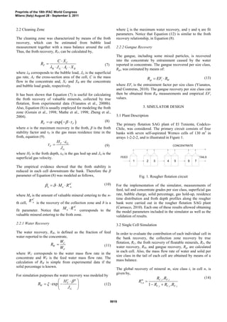 L. Operation of Rougher Flotation Circuits Aided by Industrial Simulator.pdf | Chemistry | Science
