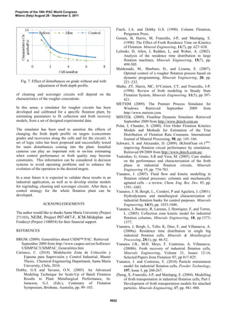 L. Operation of Rougher Flotation Circuits Aided by Industrial Simulator.pdf | Chemistry | Science