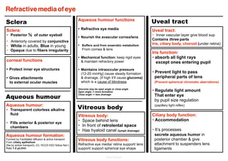 L.18 Refractive media or the eye - in three pages | PDF
